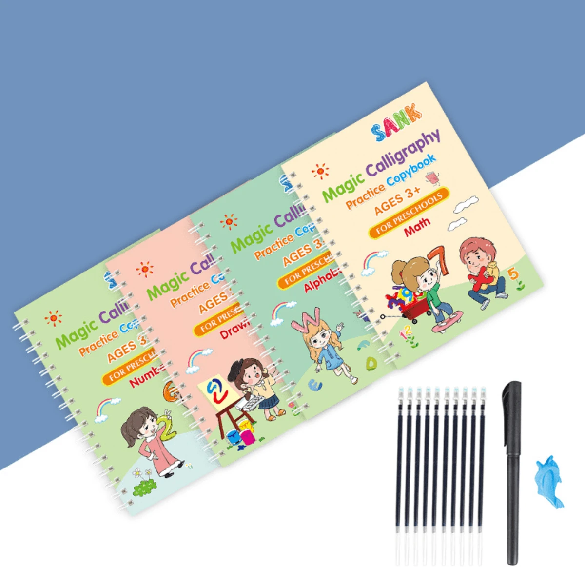 Versión en inglés completa del cuaderno de práctica de caligrafía de ...