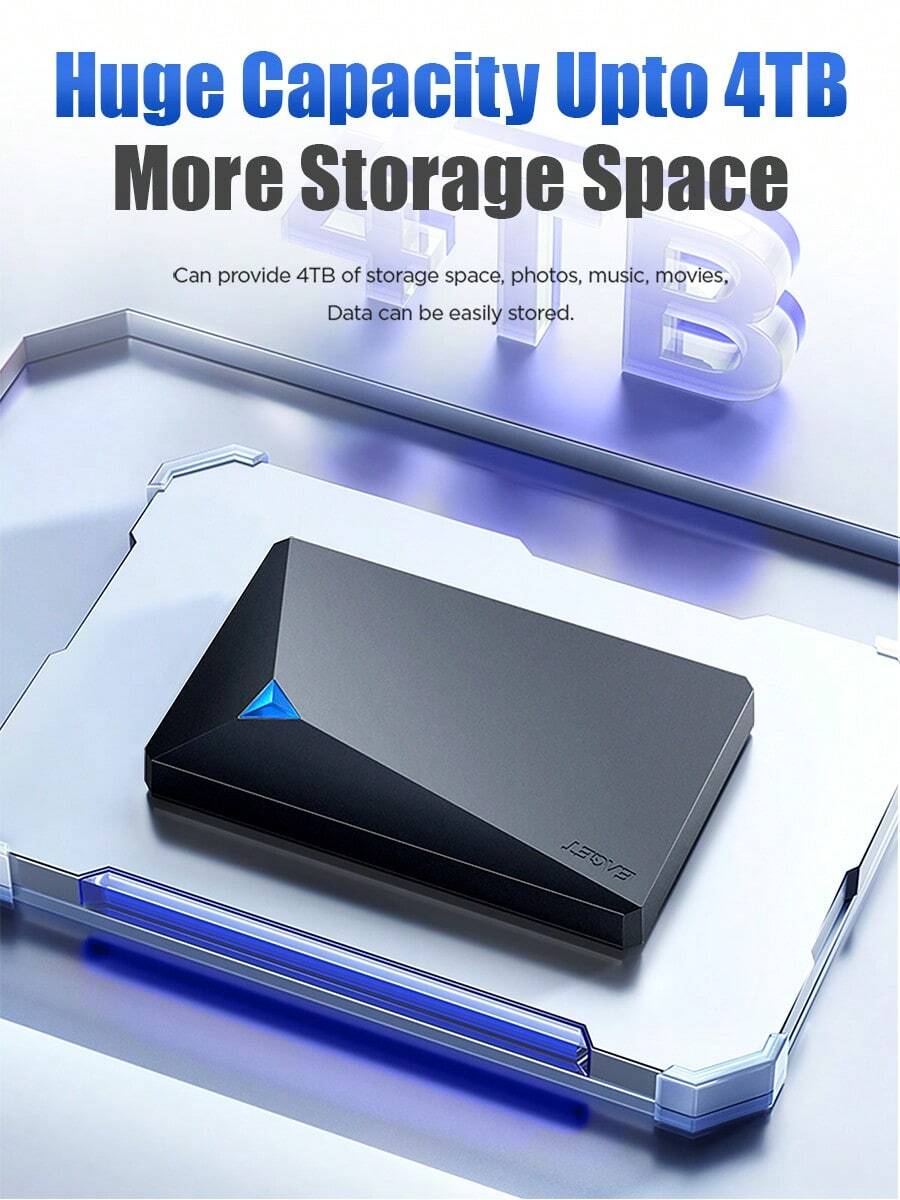 Eaget 500GB Ultra Slim Portable External Hard Drive HDD, Ultra-Portable ...