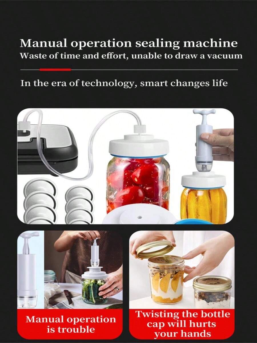 Electric-Mason-Jar-Vacuum-Sealer,Jar Vacuum Sealer For Canning Jars ...