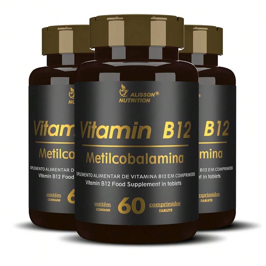 Vitamin B12 Methylcobalamin Food Supplement In 180 Tablets - Alisson ...
