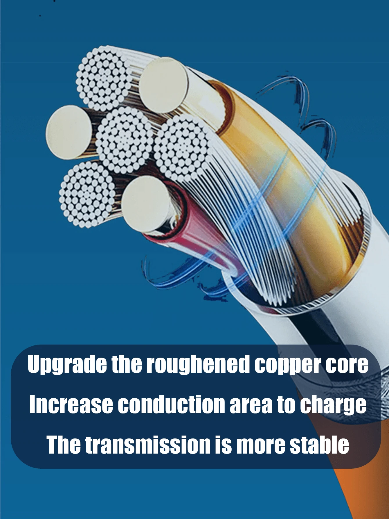 USB To Android Metal Interface Data Cable, TPE Material, Orange 1M ...