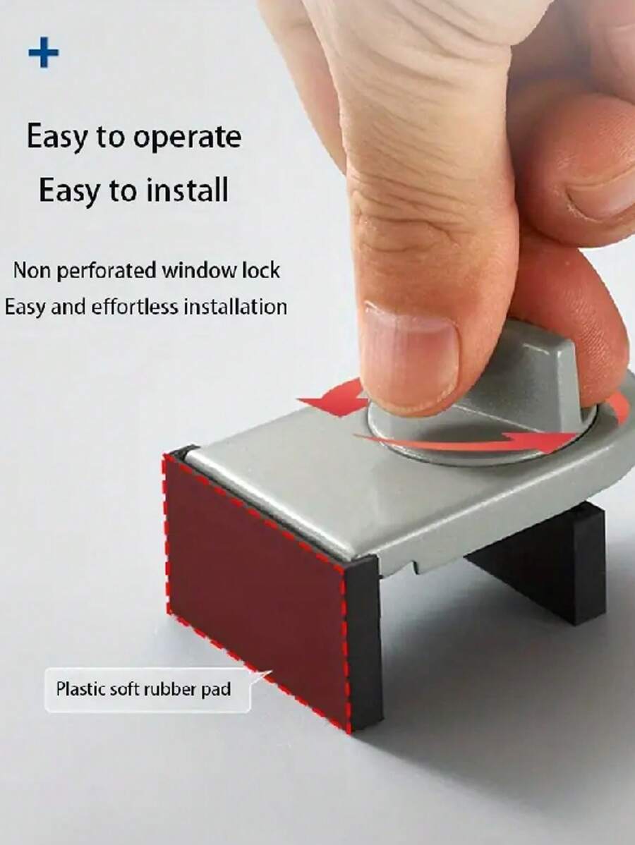 1pc Adjustable Sliding Window Door Stopper, Safety Anti-Theft Lock ...