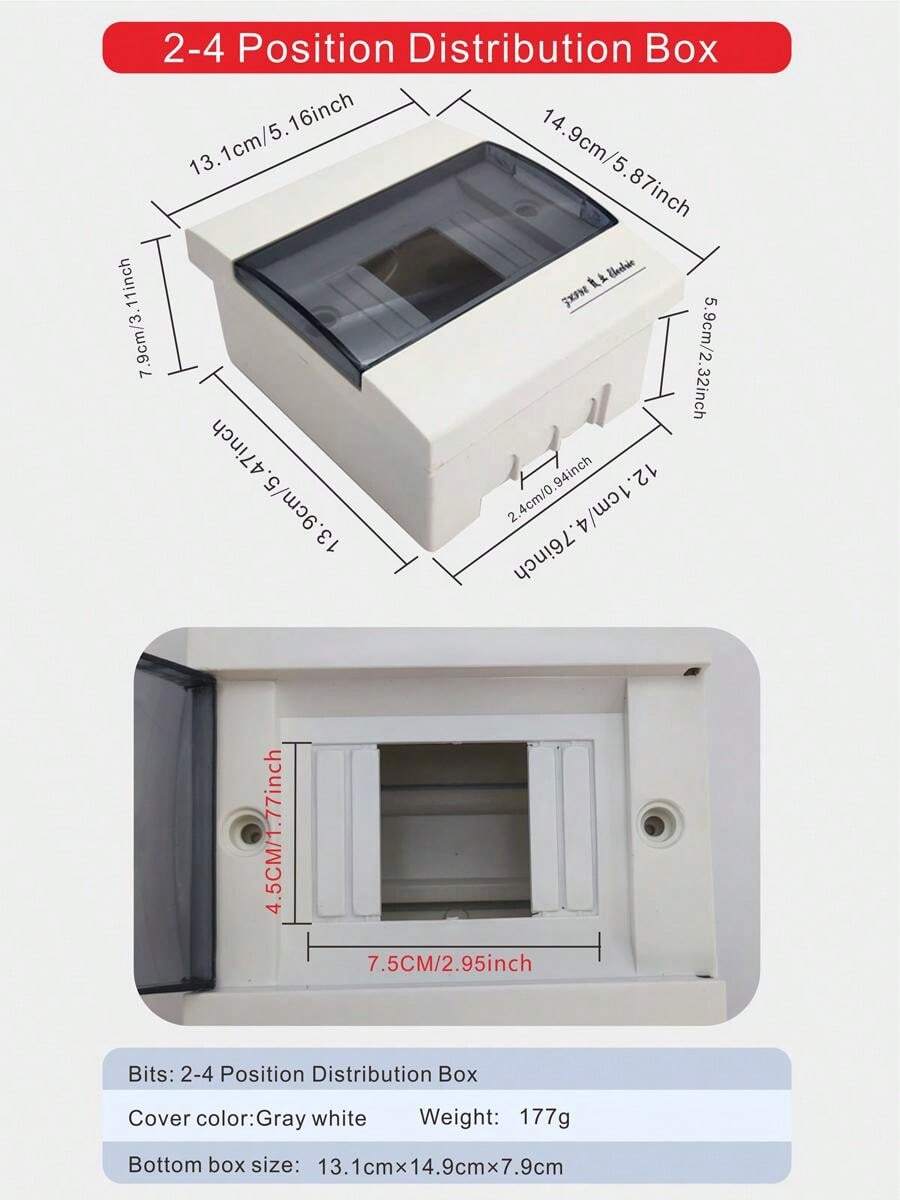Electrical Adjustable Distribution Box 2-12 WAY PC Plastic Outdoor ...