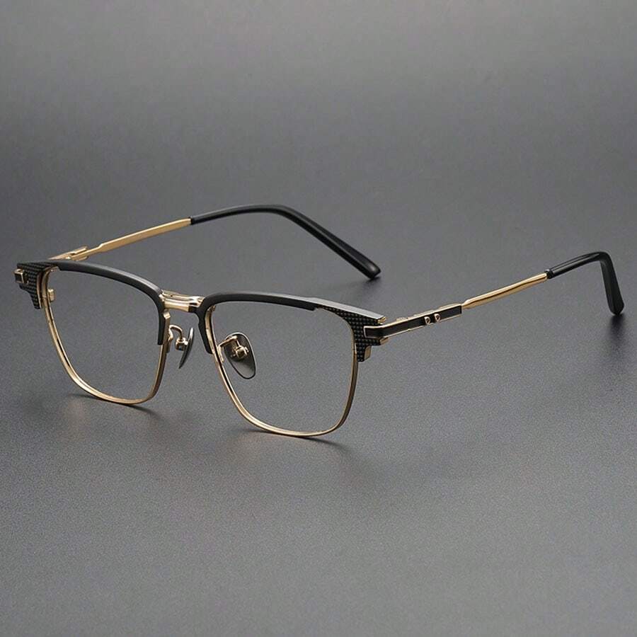 Ultra-Light Pure Titanium Eyeglass Frames For Men, Square Shape ...