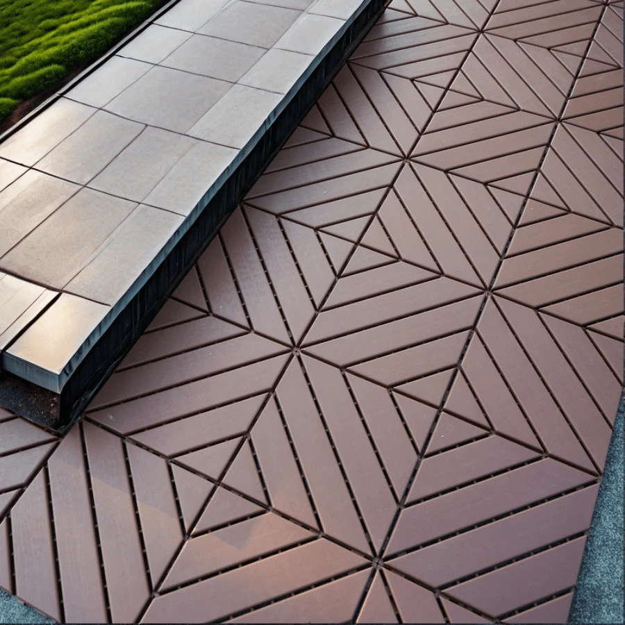 44 Packs Of Plastic Interlocking Deck Tiles, Interlocking, All-Weather ...