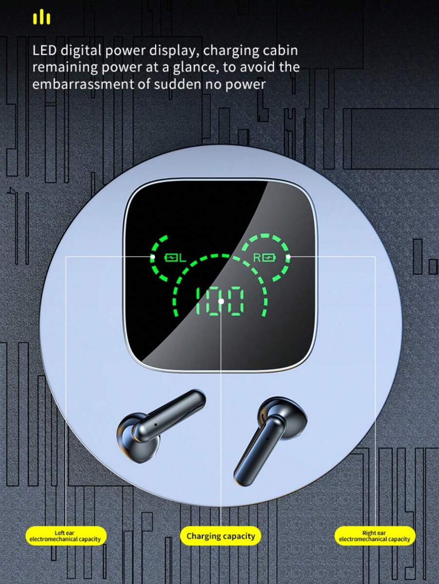 WoSD Auriculares inalámbricos, auriculares semi-intrauriculares con ...