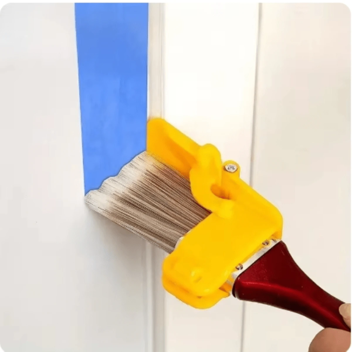 Painting Wall Brushing Corner Interior Concealed Edge Trimming Color ...