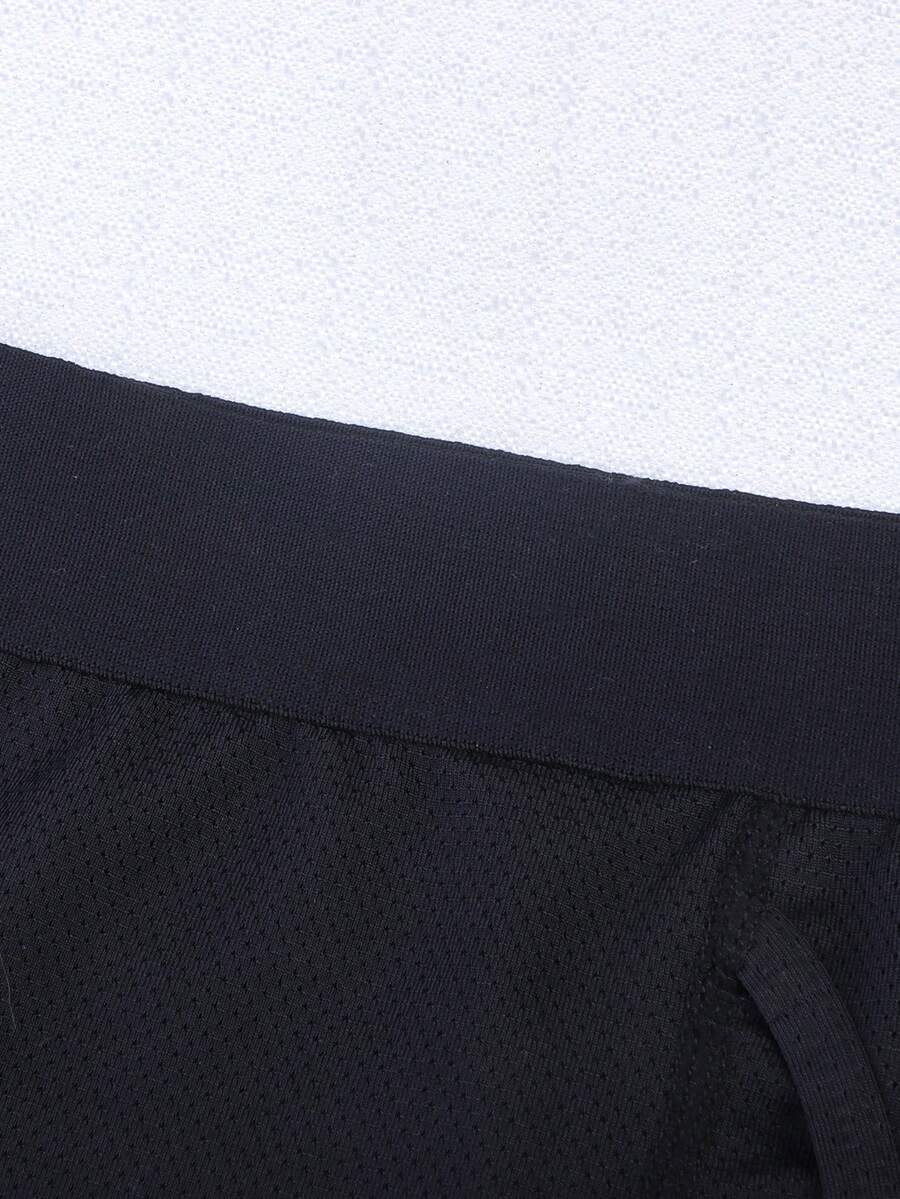 5pcs Tween Boys' Simple Contrast Color Boxer Briefs With Side Slit for ...