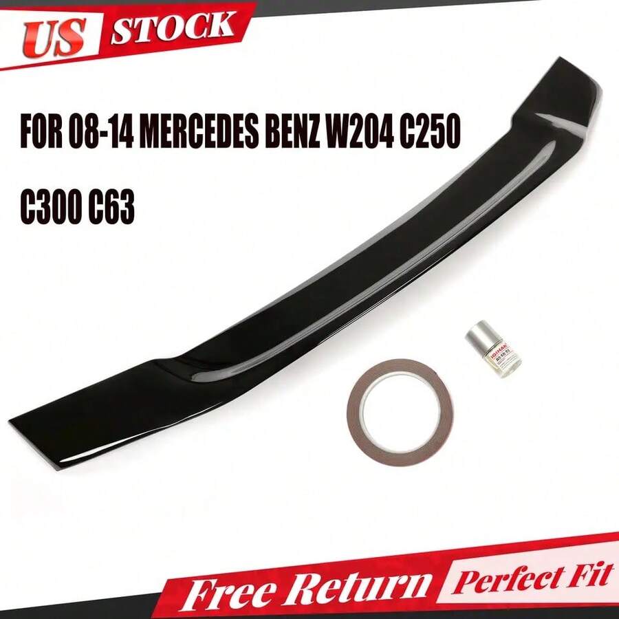 FOR MERCEDES BENZ W204 C250 C300 C63 RT STYLE 08-14 REAR TRUNK SPOILER ...