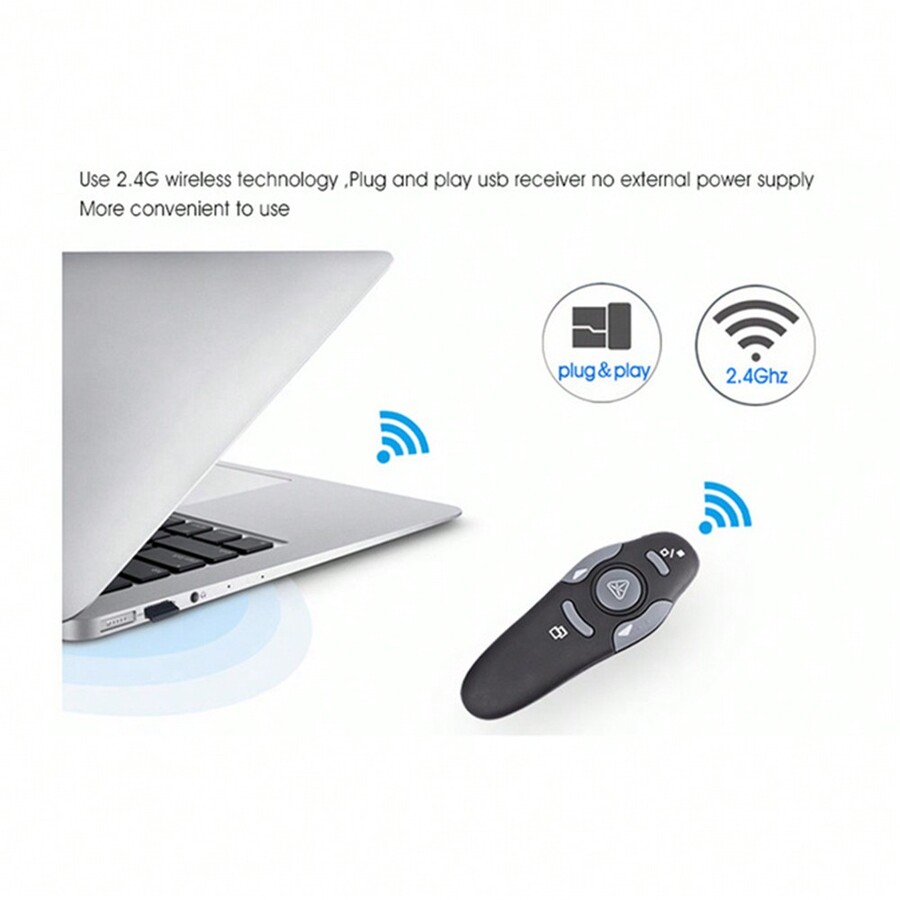 2.4GHz Wireless USB Powerpoint Apresentação PPT Flip Pen Pointer ...