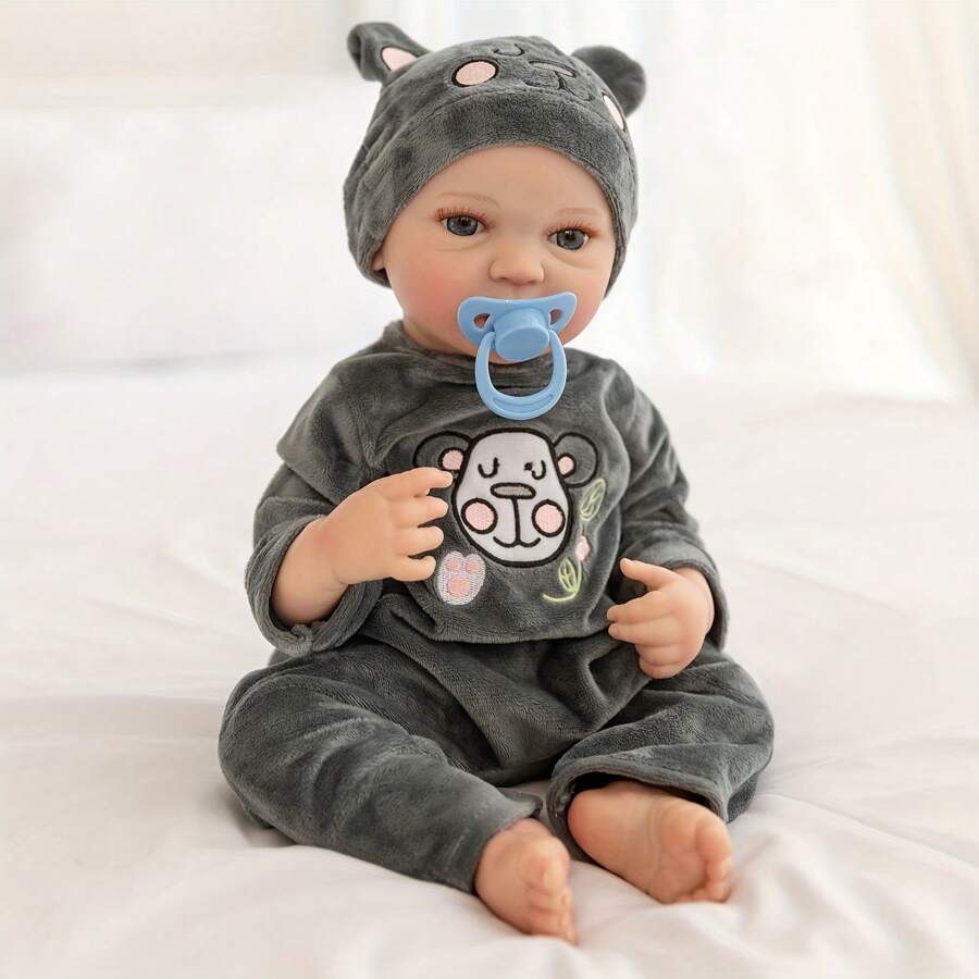 Reborn Baby Dolls, 18 Inch Newborn Baby Boy Doll With Realistic Veins ...