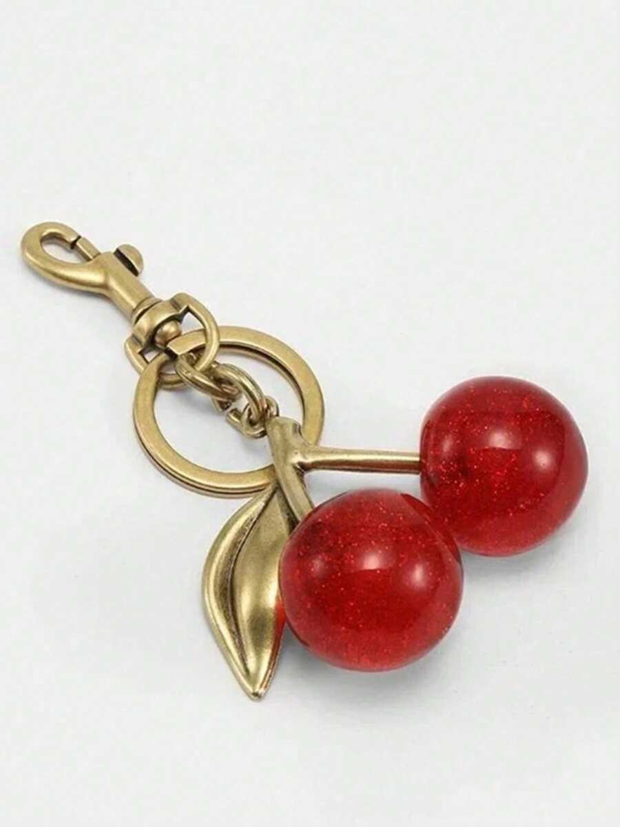 1pc Cherry Pendant, New Arrival Big Cherry Shaped Crystal Pendant ...