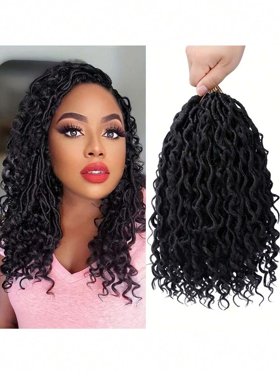 1 paquete de cabello trenzado de Locs postizos rizado, cabello de Locs ...