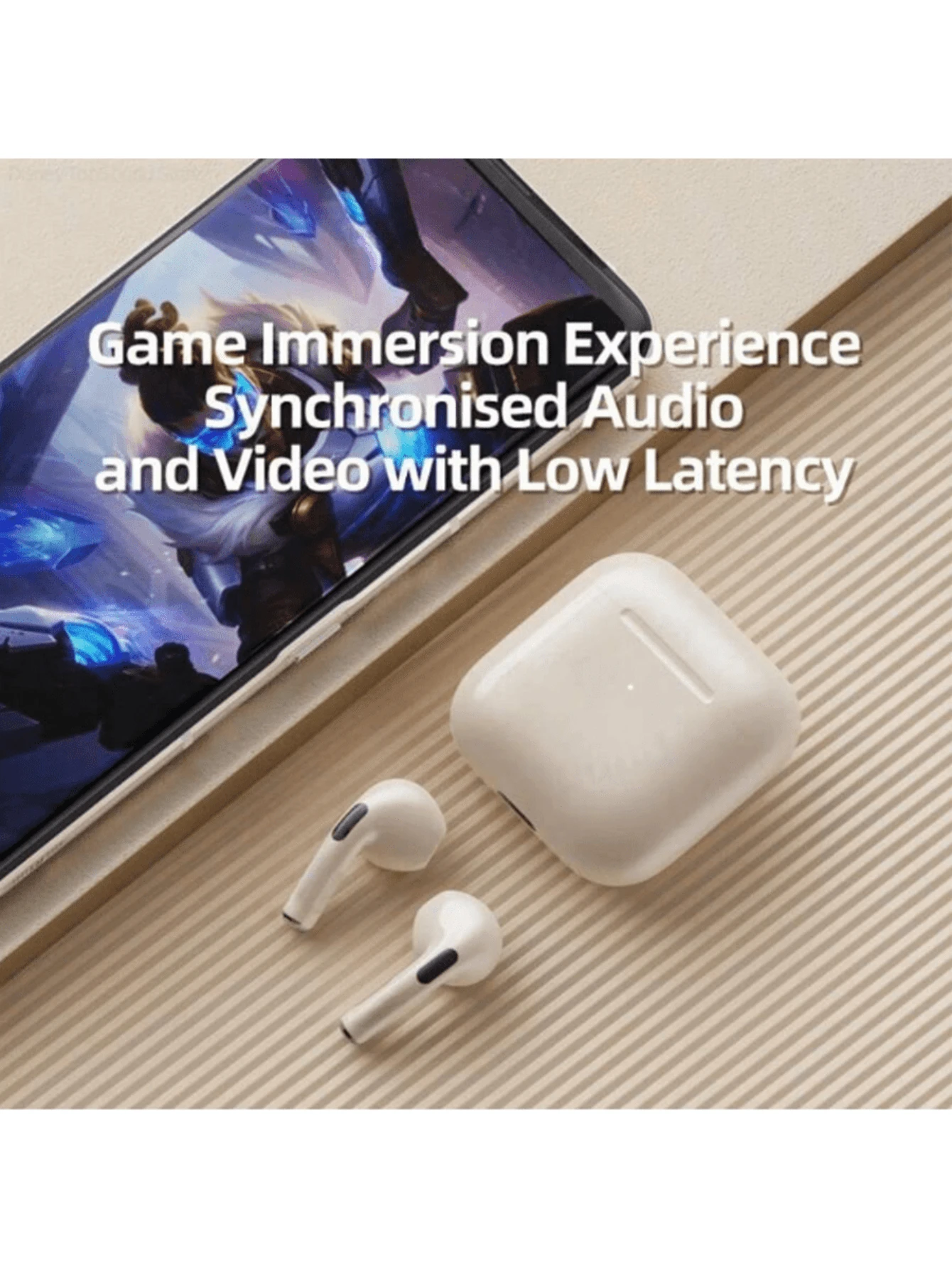 SENBOWE Wireless Mini Semi-In-Ear Headphones, LED Battery Indicator ...