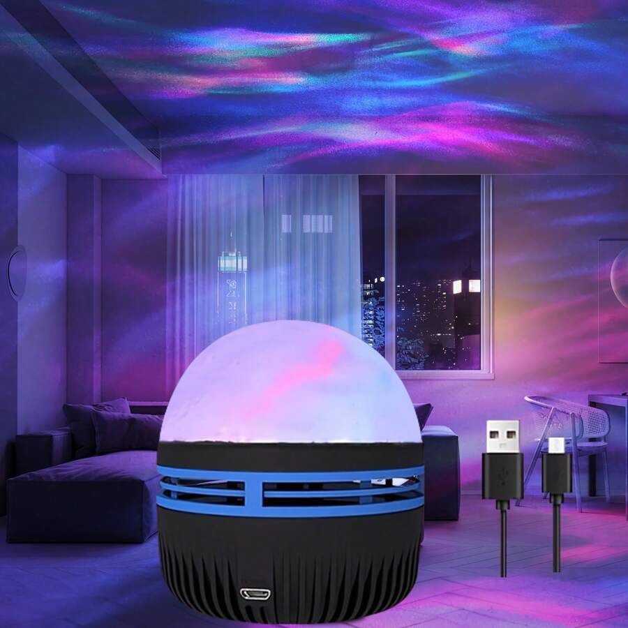 Remote Controlled Aurora Light Projector - Portable PVC Miniature ...