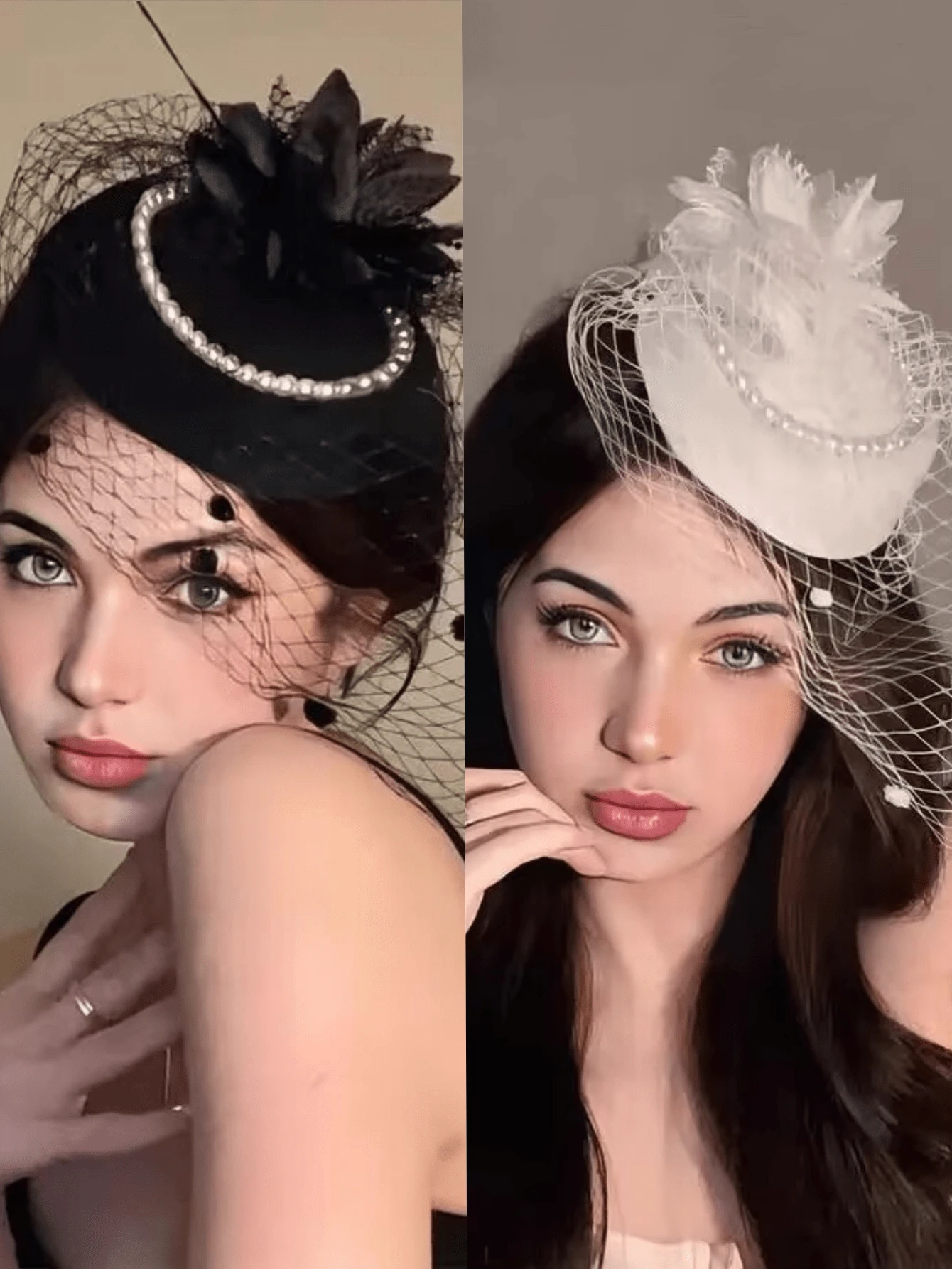 Fascinators Hats 20s 50s Hat Pillbox Hat Cocktail Tea Party Headwear ...