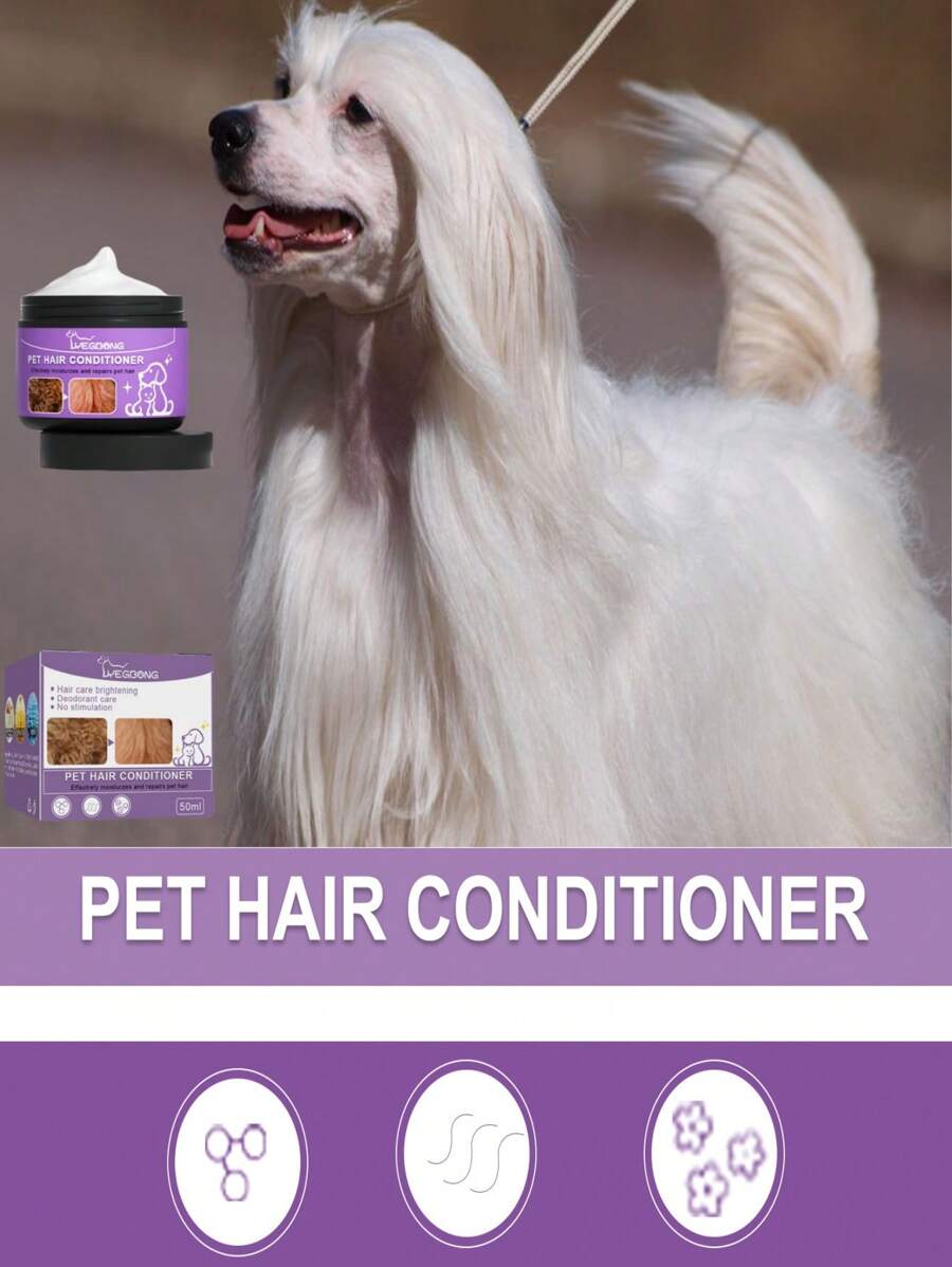 Pet Fur Conditioner, Fur Softening, Detangling Shampoo For Cats & Dogs ...