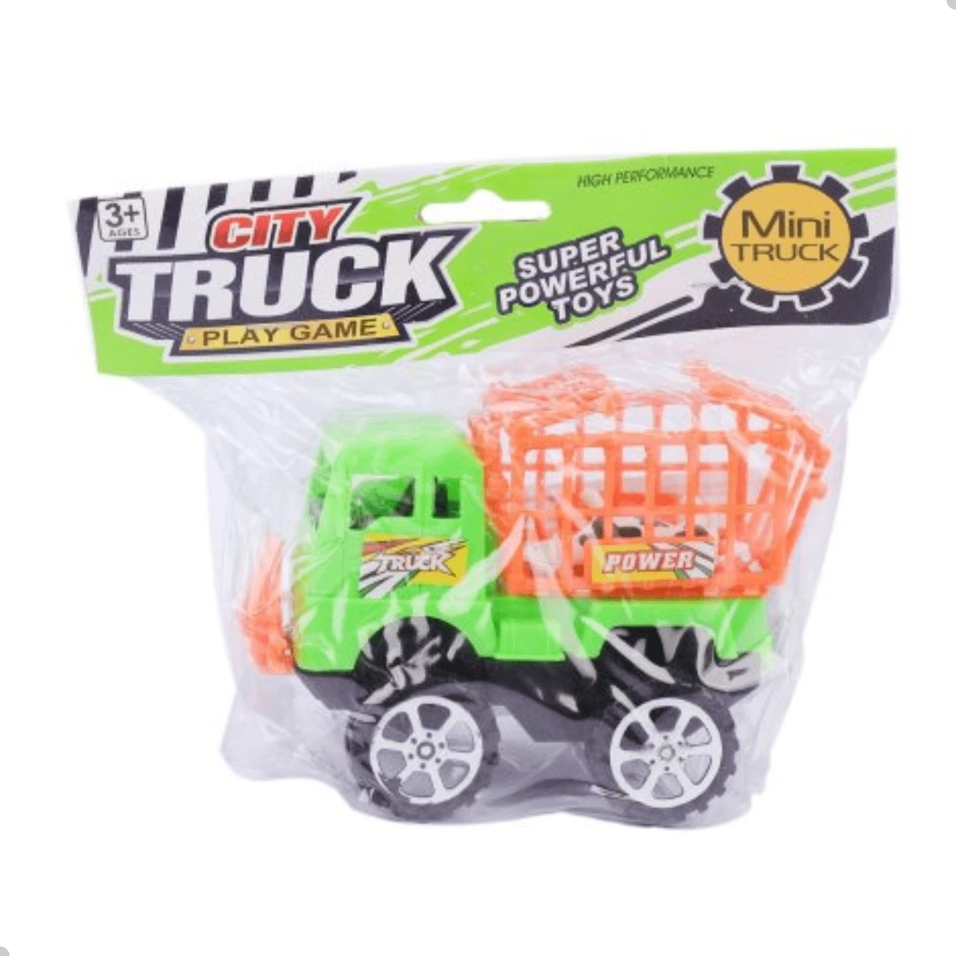 Plastic Toy Truck Friction Motor Children's 2 Pieces Mini Truck MD7002 ...