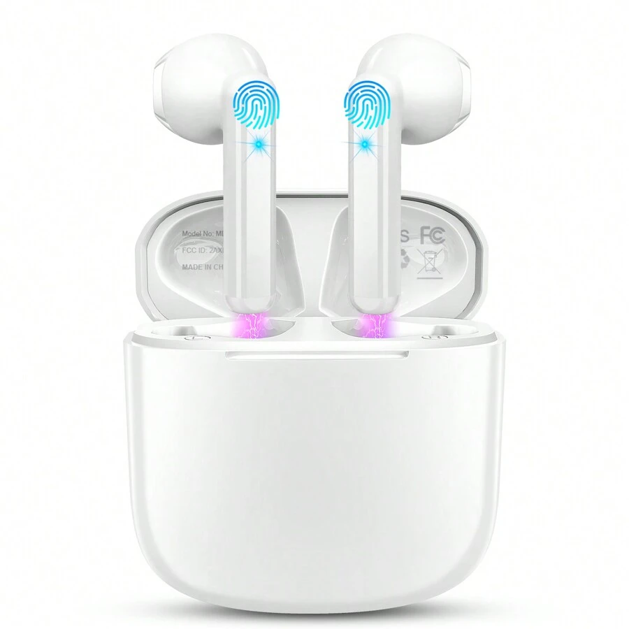 Auricular inalámbrico, auriculares Bluetooth 5.3 2024 con 4 micrófonos ENC, auriculares ...