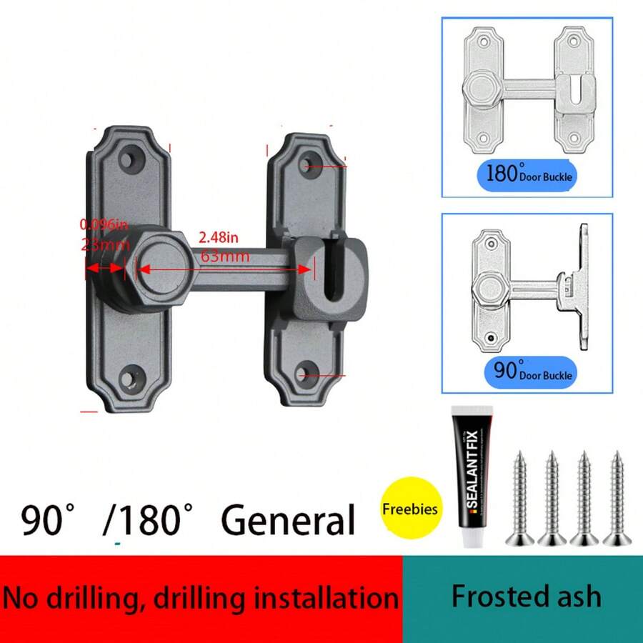 Non-Perforated Glow-In-The-Dark Door Fastener Push-Pull Door Cabinet ...