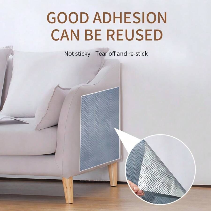 1pc DIY Climbing Cat Scratcher Mat,Trimmable Self Adhesive Cat Scratching Pads,Cat Scratching ...