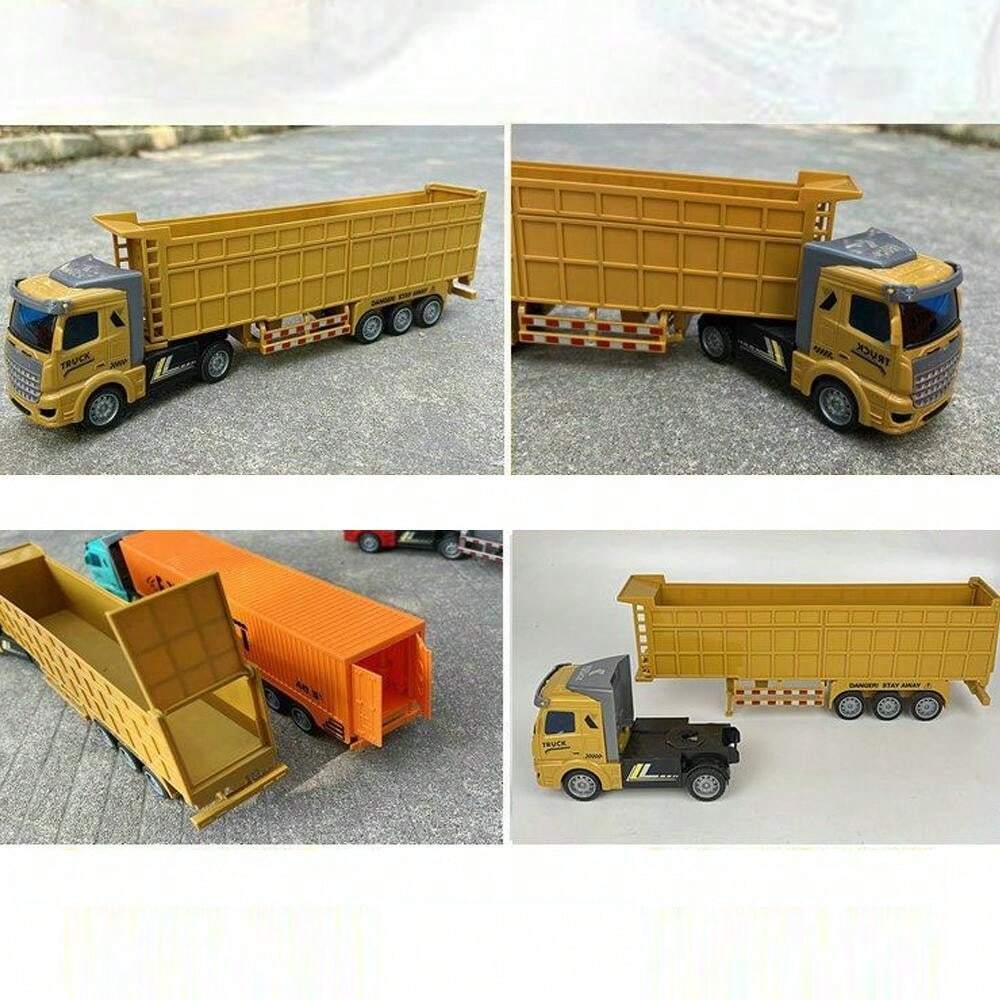 Semi-Trailer Heavy-Duty Truck Engineering Dump Truck Transport ... Semi-Trailer Heavy-Duty Truck Engineering Dump Truck Transport ...