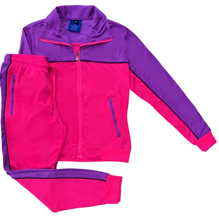 Women's 2-Piece Tracksuit Fashionary Full Track Jacket & Jogger Track ...