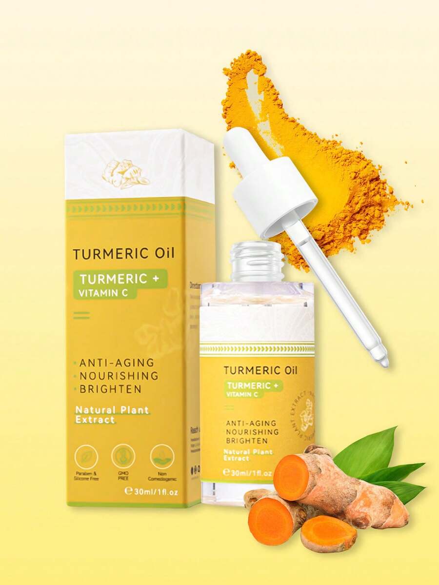 Turmeric Brightening & Moisturizing Serum, Fades Dark Spots, Anti ...