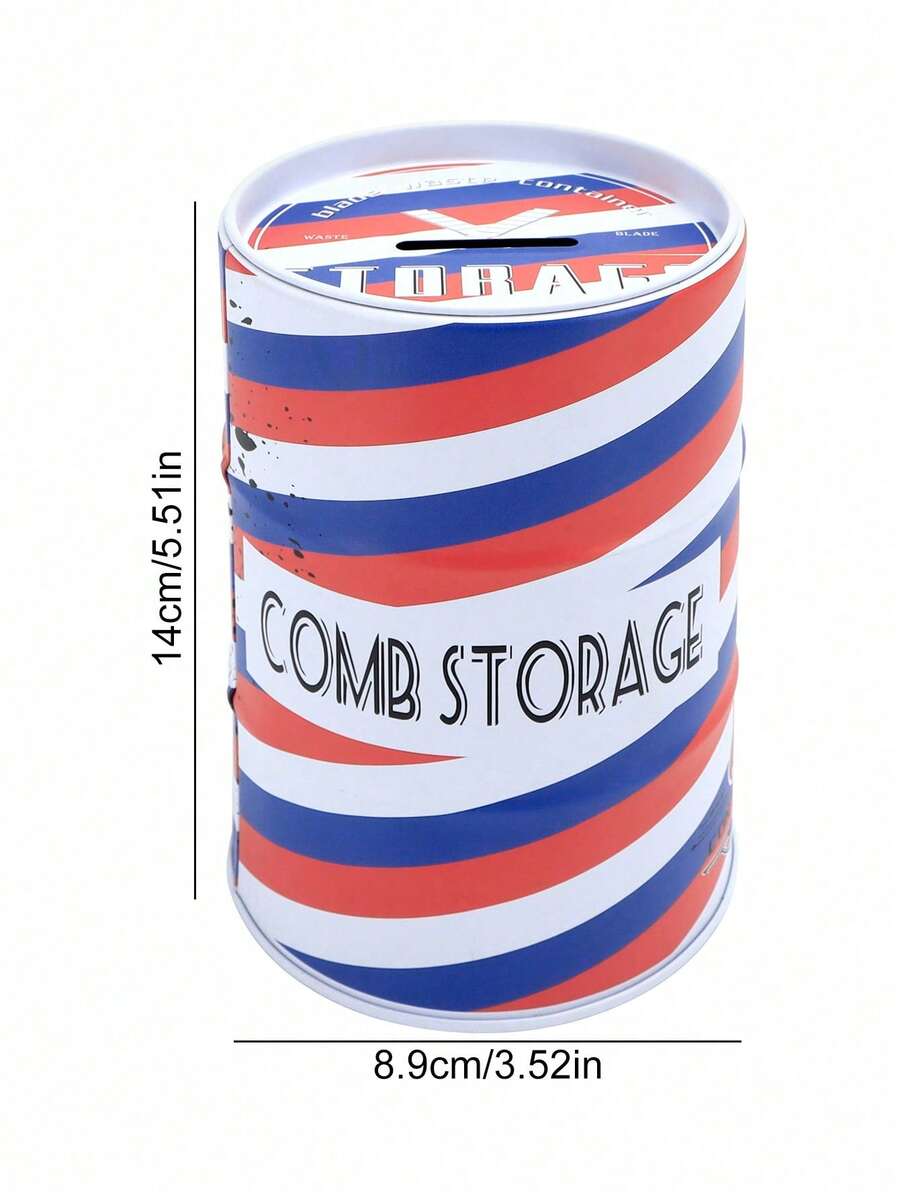 Barbershop Blade Recycling Box Salon Mini Trash Can Razor Blade ...