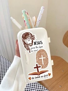 50pcs Jesus Faith Stickers Bible Verse Faith Stickers,Classic Jesus ...