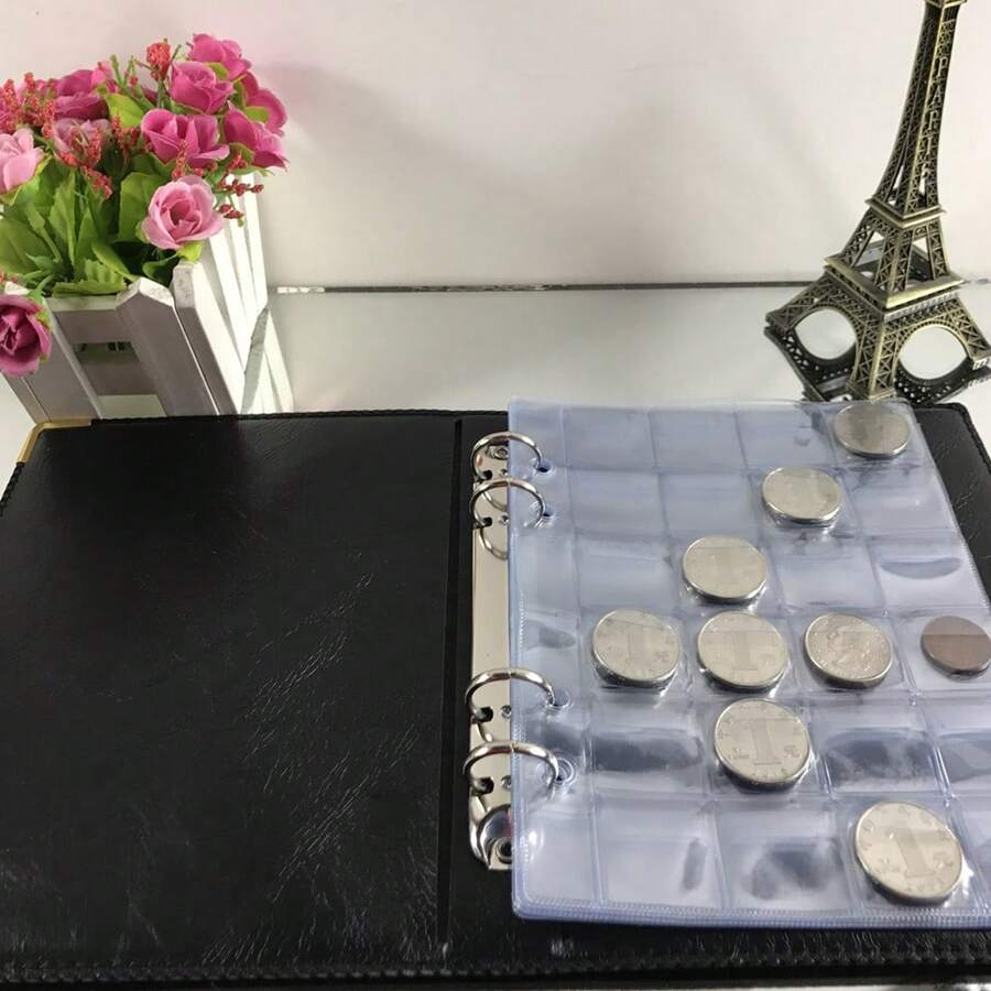 480 Pieces Coins Storage Book Commemorative Coin Collection Album ...