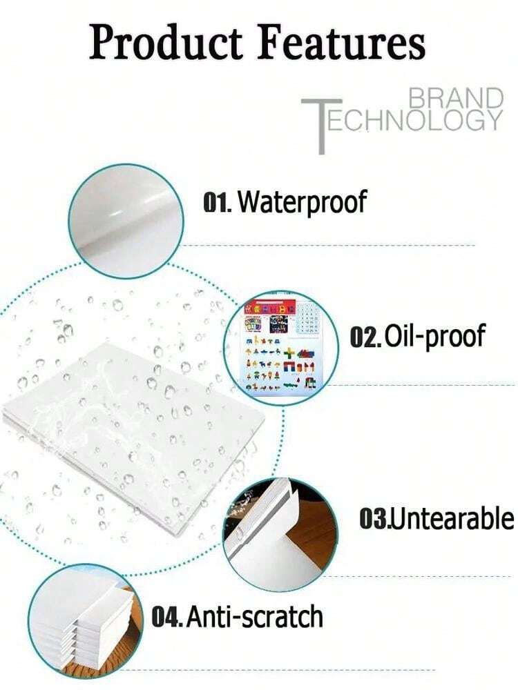 Tonpei A4 20sheets 5mic Clear Transparent PET Self-Adhesive Sticker ...