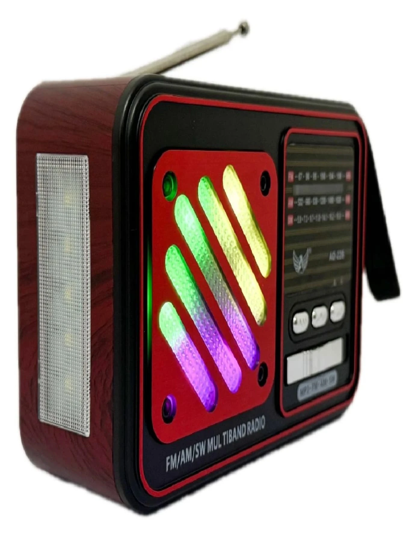 Portable Vintage Retro Radio With Bluetooth Rechargeable Am Fm Sw ...