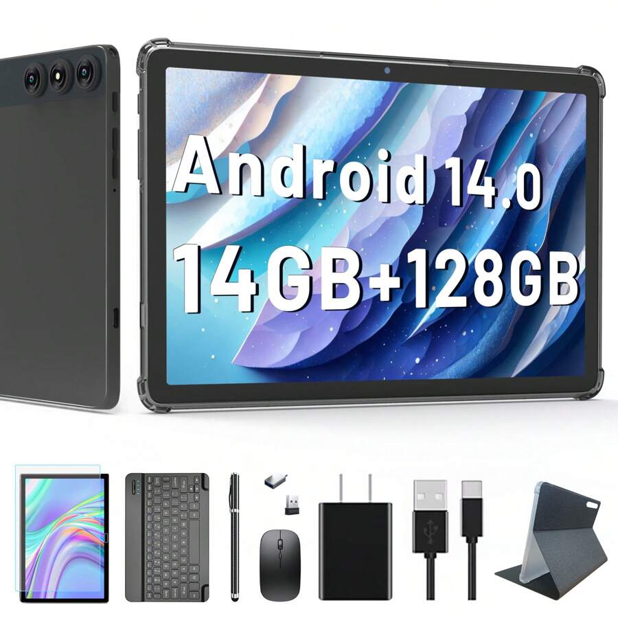 2024 Newest Android 14 Tablet, 10 Inch Tablet With 128GB Storage 1TB ...