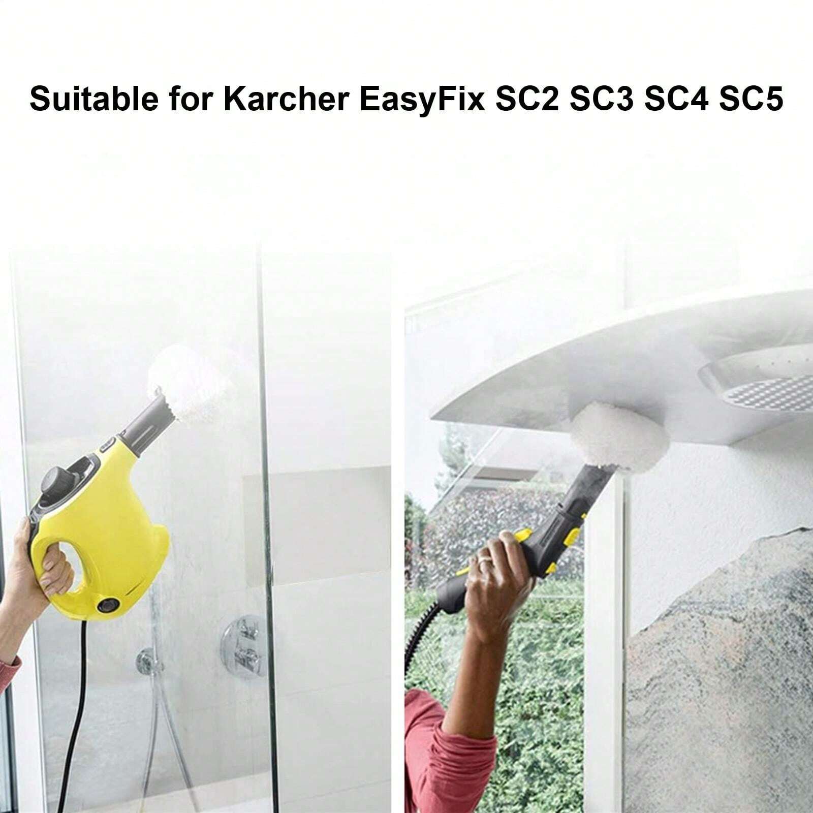 5 Packs Microfibre Cloth Covers For Karcher Steam Cleaner EasyFix SC2 ...
