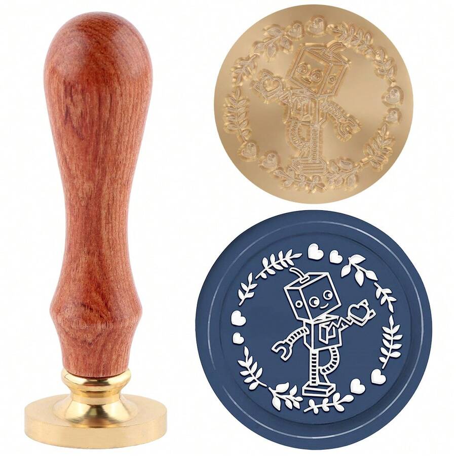 CYFUN DESIGN 1 PC 25mm Rose/Letter S/Pattern Wax Seal Stamps Solid ...