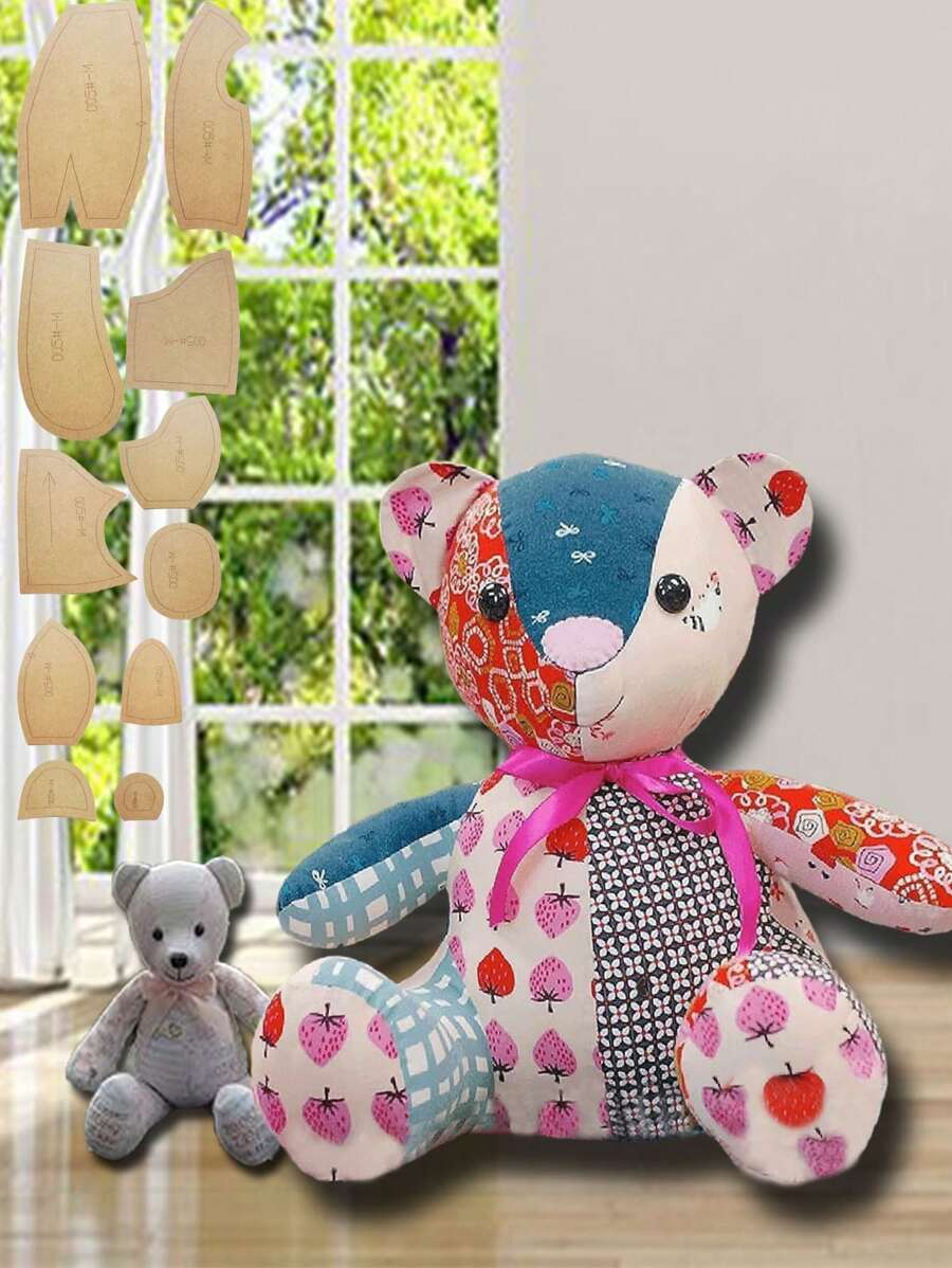 Creative Memory Bear Template Sewing Patch Ruler Sewing Pattern Kraft ...