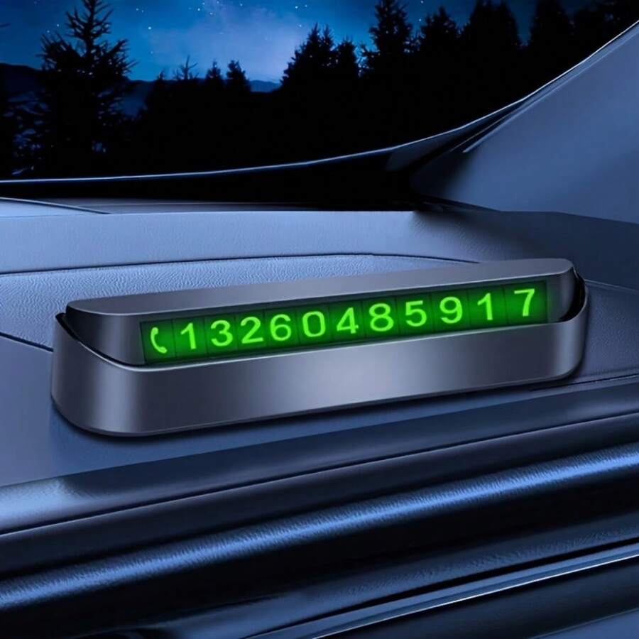 Car Temporary Parking License Plate Moving Car Phone Number Plate ...