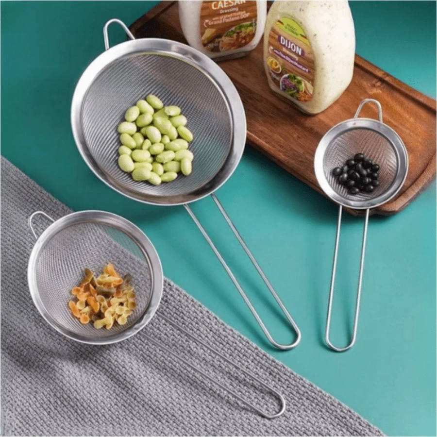 [3pcs Set] Stainless Steel Oil Drainer Edible Bird's Nest Strainer, Egg ...