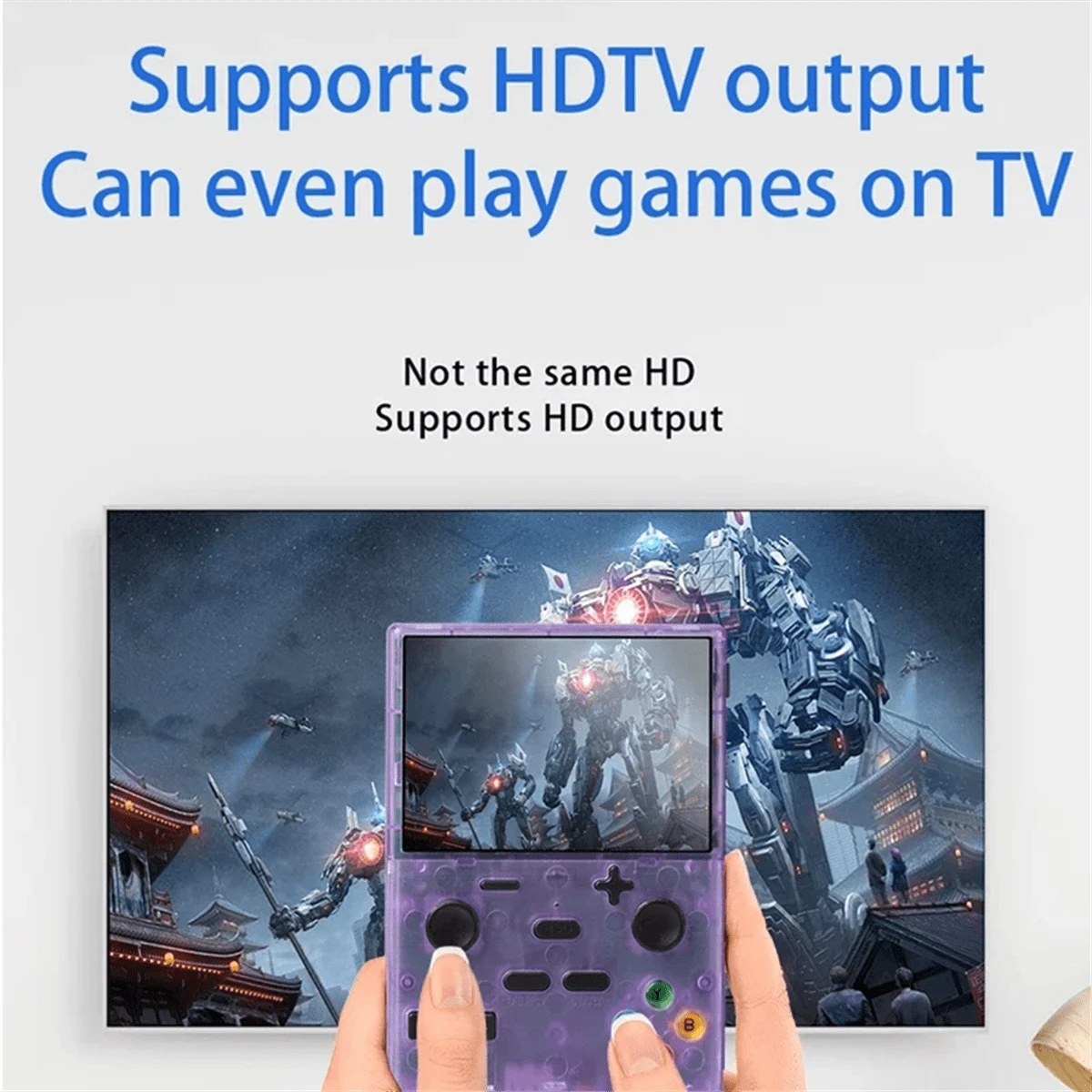 XGB35 Handheld Game Console 10000+Games 3.5 Inch Screen Linux Supports ...