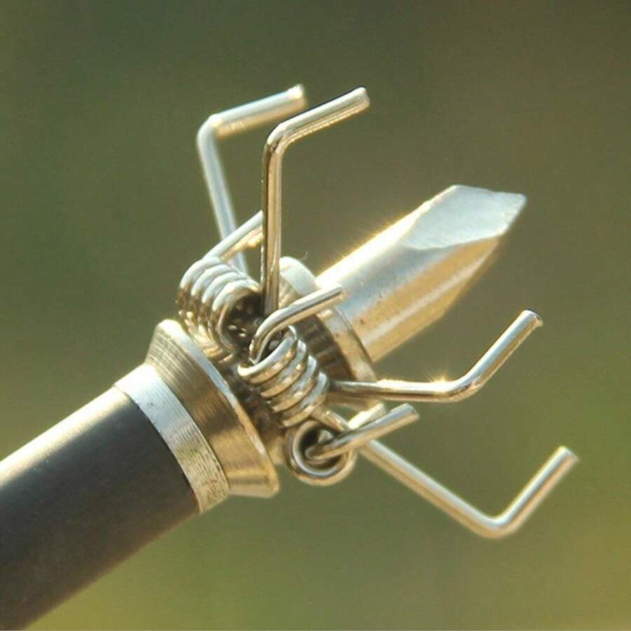 12Pcs Archery Judo Point Broadheads For Small Game Compound Bow Hunting ...