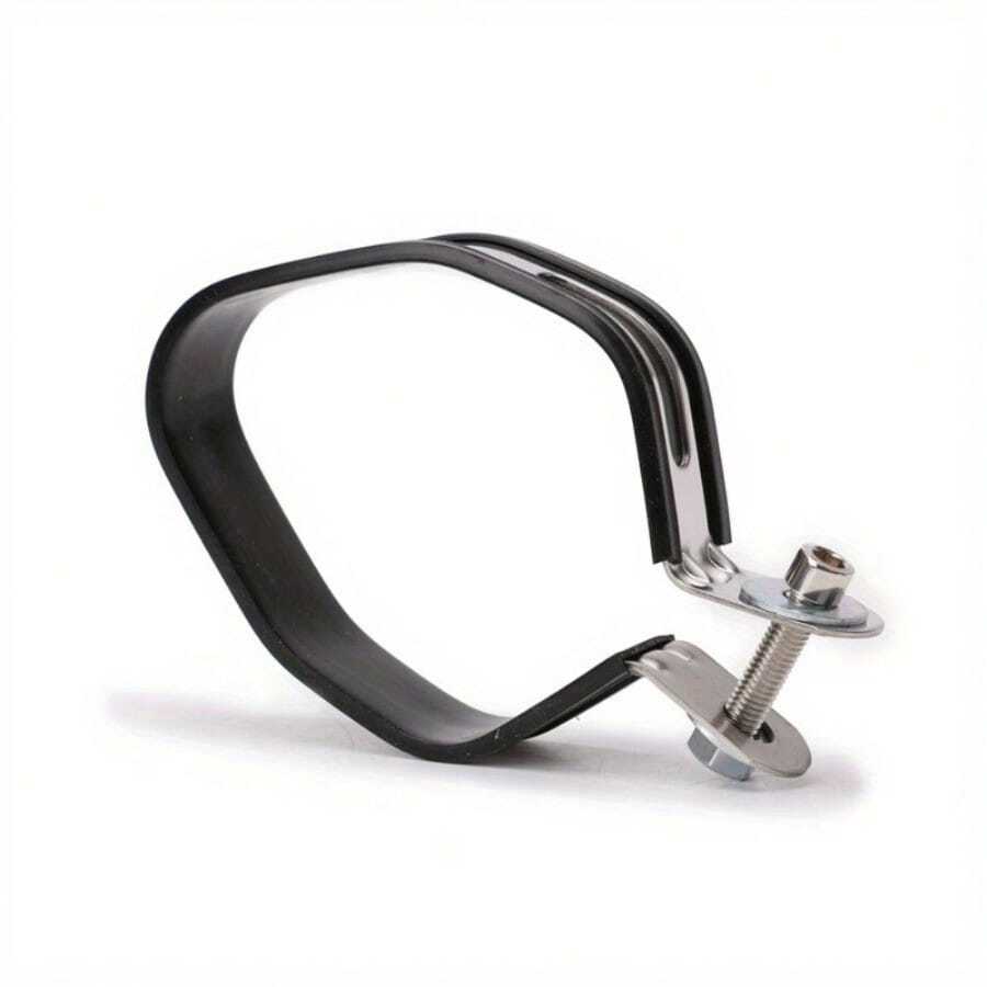 Motorcycle Exhaust Carbon Fiber Silencer Clamp Fixed Ring Bracket ...