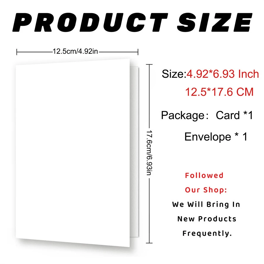 Inspirational Greeting Card With Envelope - Perfect For Friends, Family ...