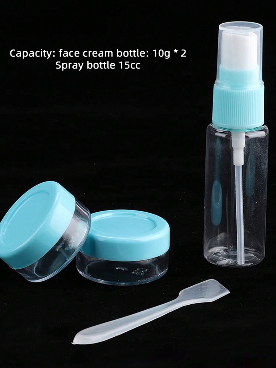 4 Pcs/Set Travel Bottles Kit Cosmetic Containers Portable Reusable ...