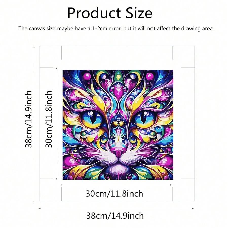 1 Set Paint By Numbers Cat Fantasy Suitable For Adults Children 2024 ...