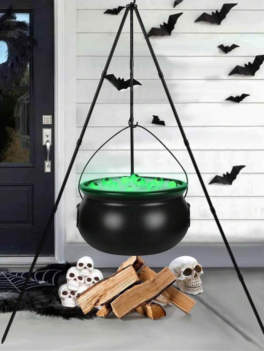 Halloween Decorations Outdoor Witches Cauldron Halloween Decor Plastic ...