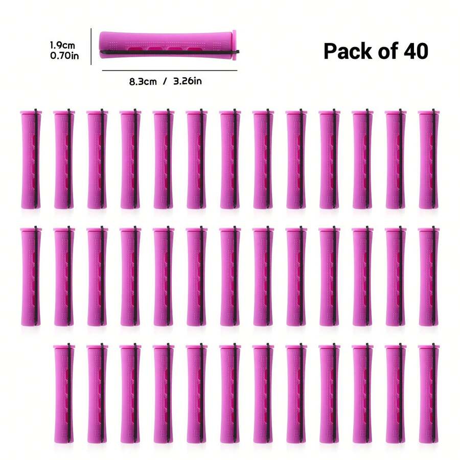 40 piezas Set de rulos para permanente de gama alta para cabello ...