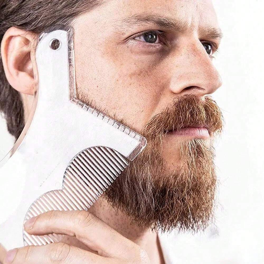 Ferramenta de modelagem de barba para homens, modelo de barbeador de ...