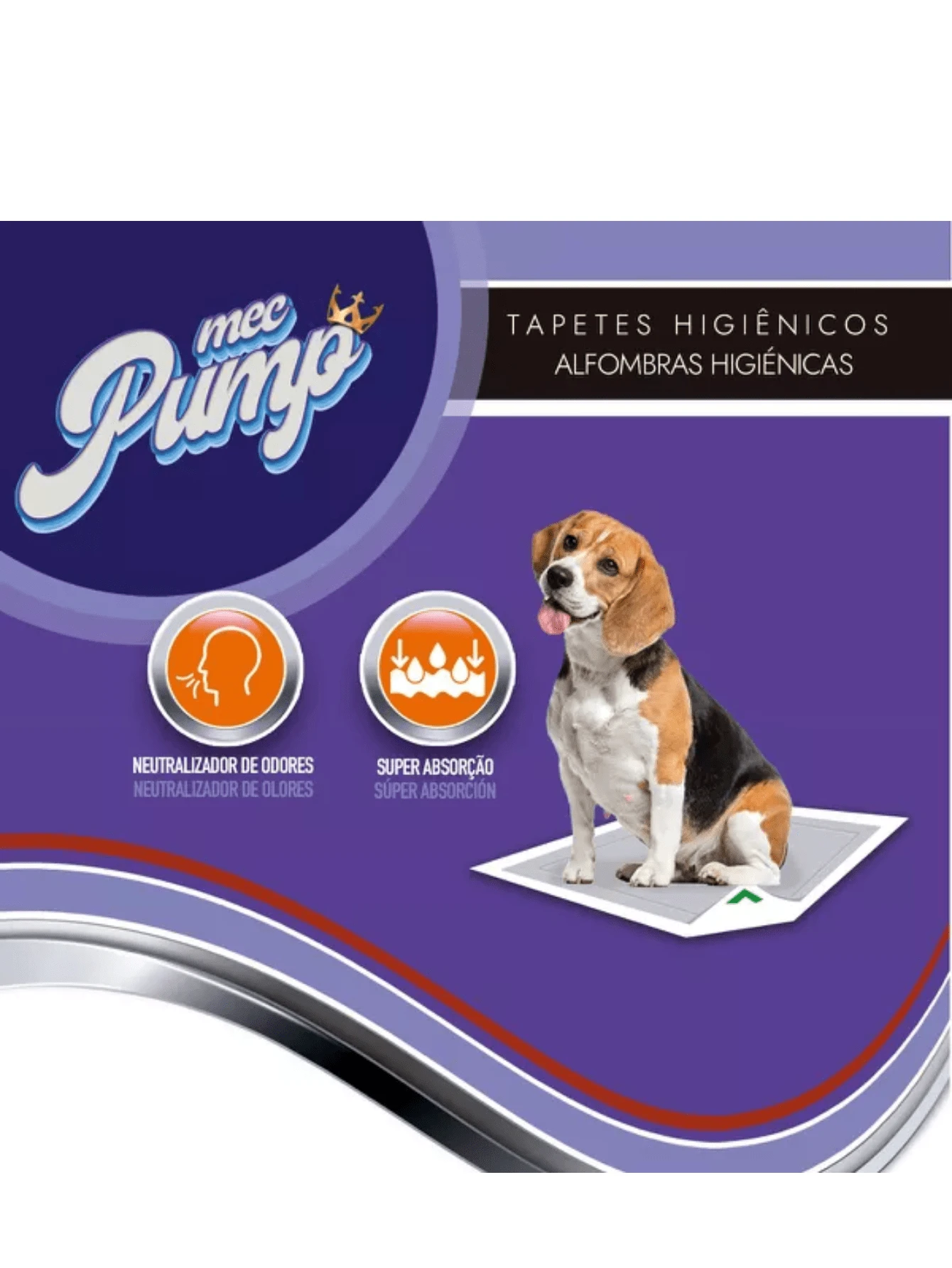 Tapete Higiênico Mec Pump para Cachorro 60x60 com 30 Unidades MecPet ...