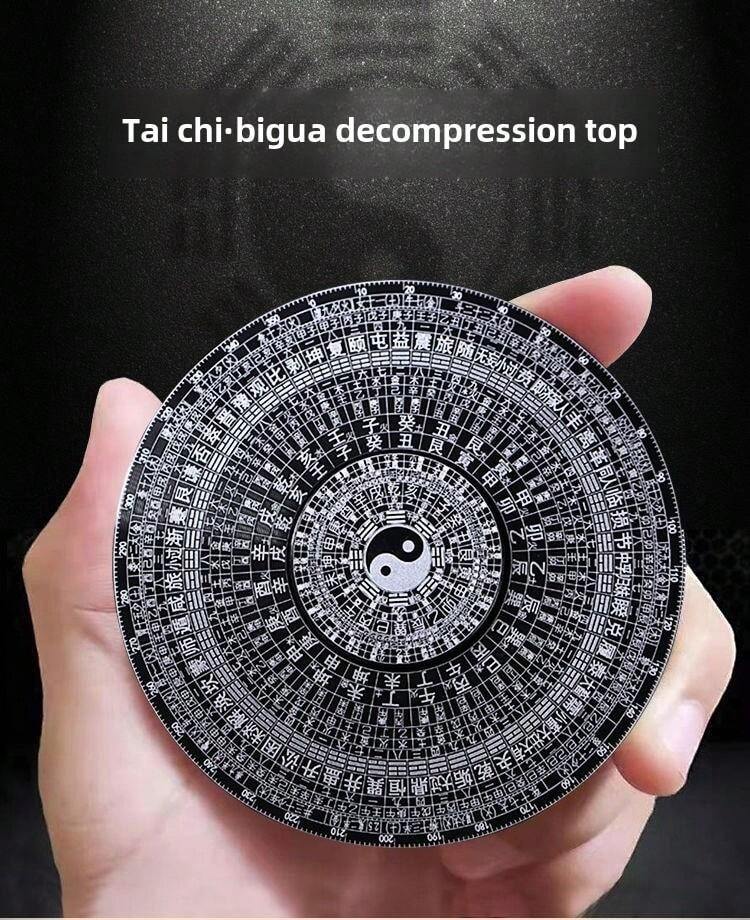 Yin Yang Bagua Finger Spinner Stress Relief Spiral Toy - Traditional Feng Shui I-Ching 64 ...